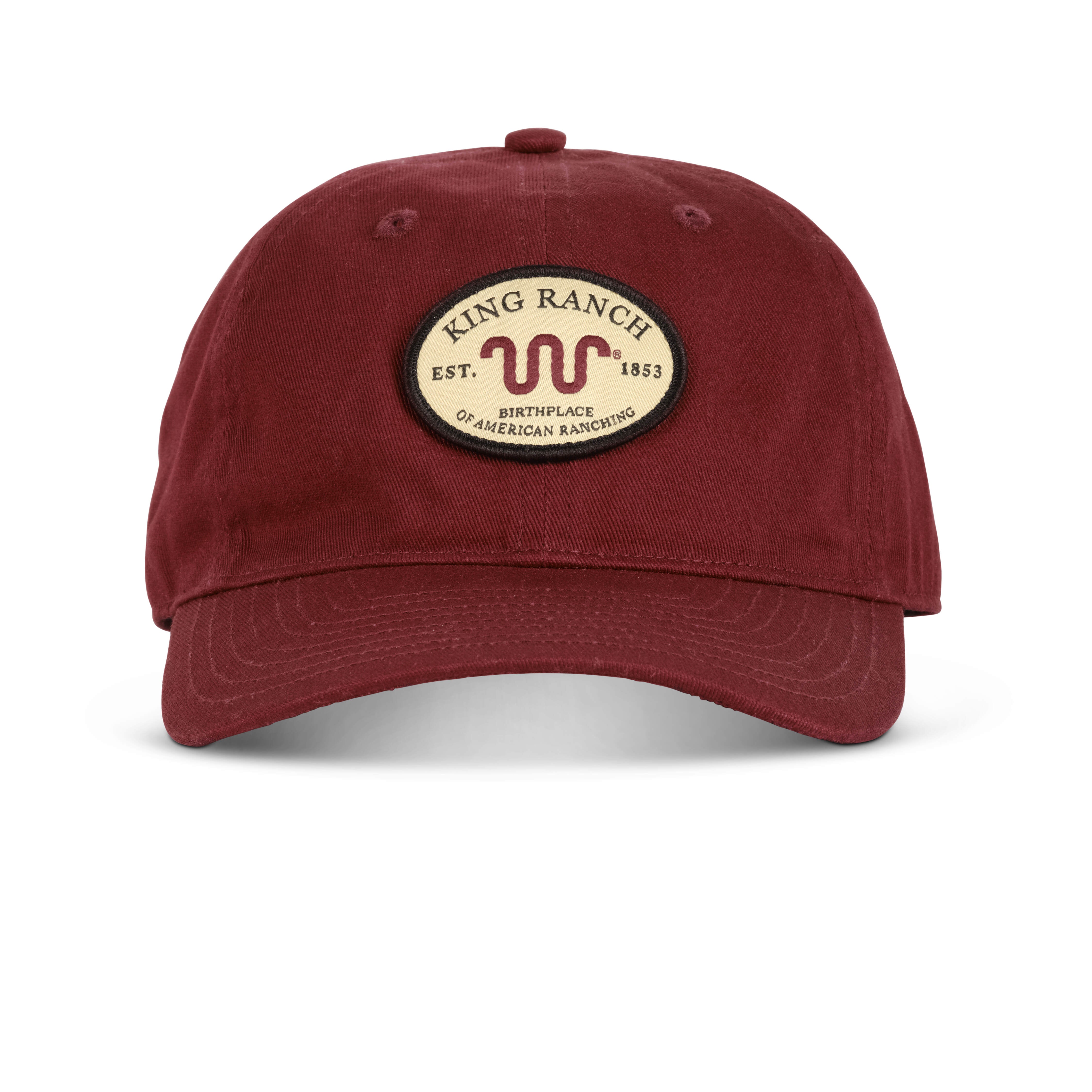 King Ranch Birthplace Maroon Cap – King Ranch Saddle Shop