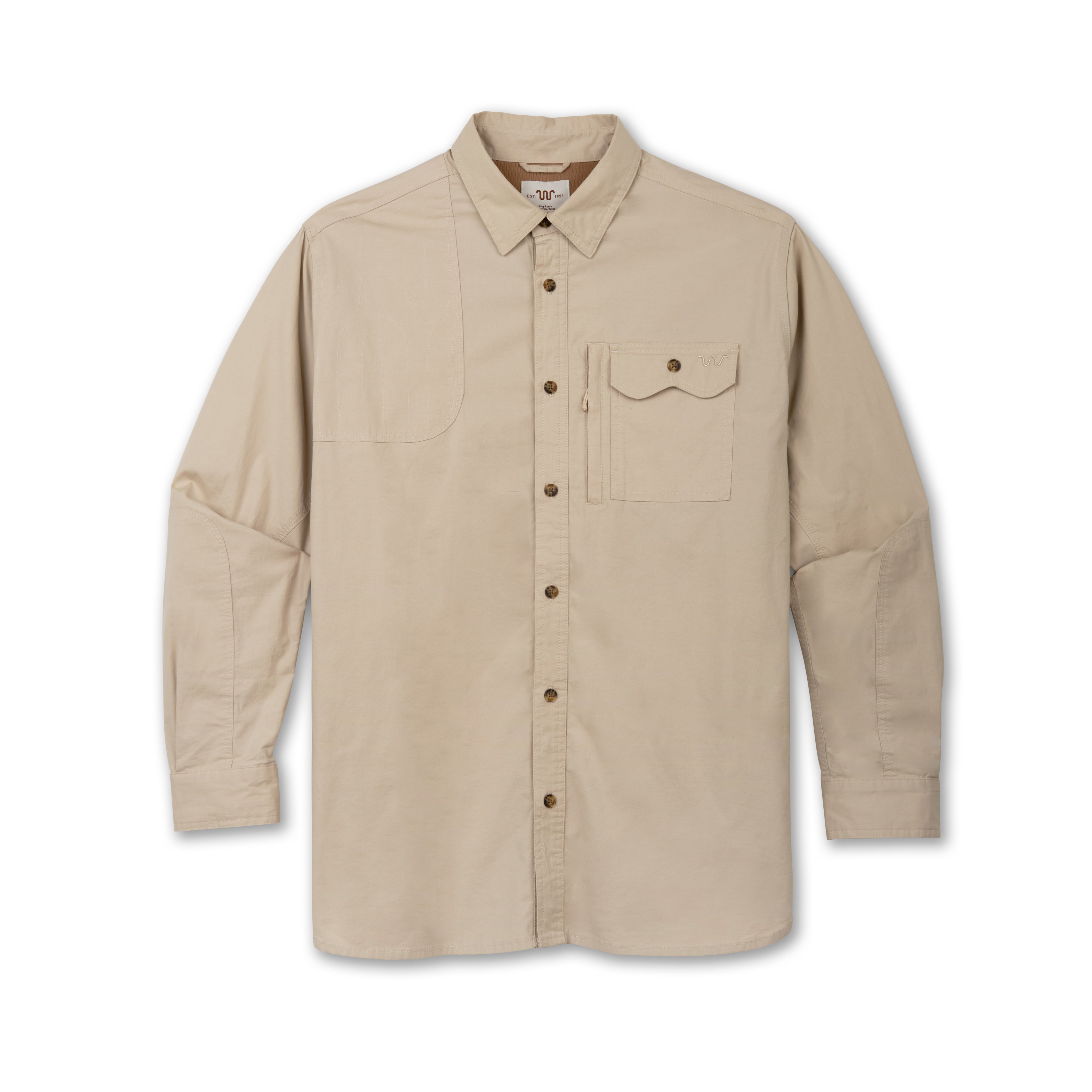 Lightweight Cotton Field Shirt – Durable Men’s Field Shirt – King Ranch ...