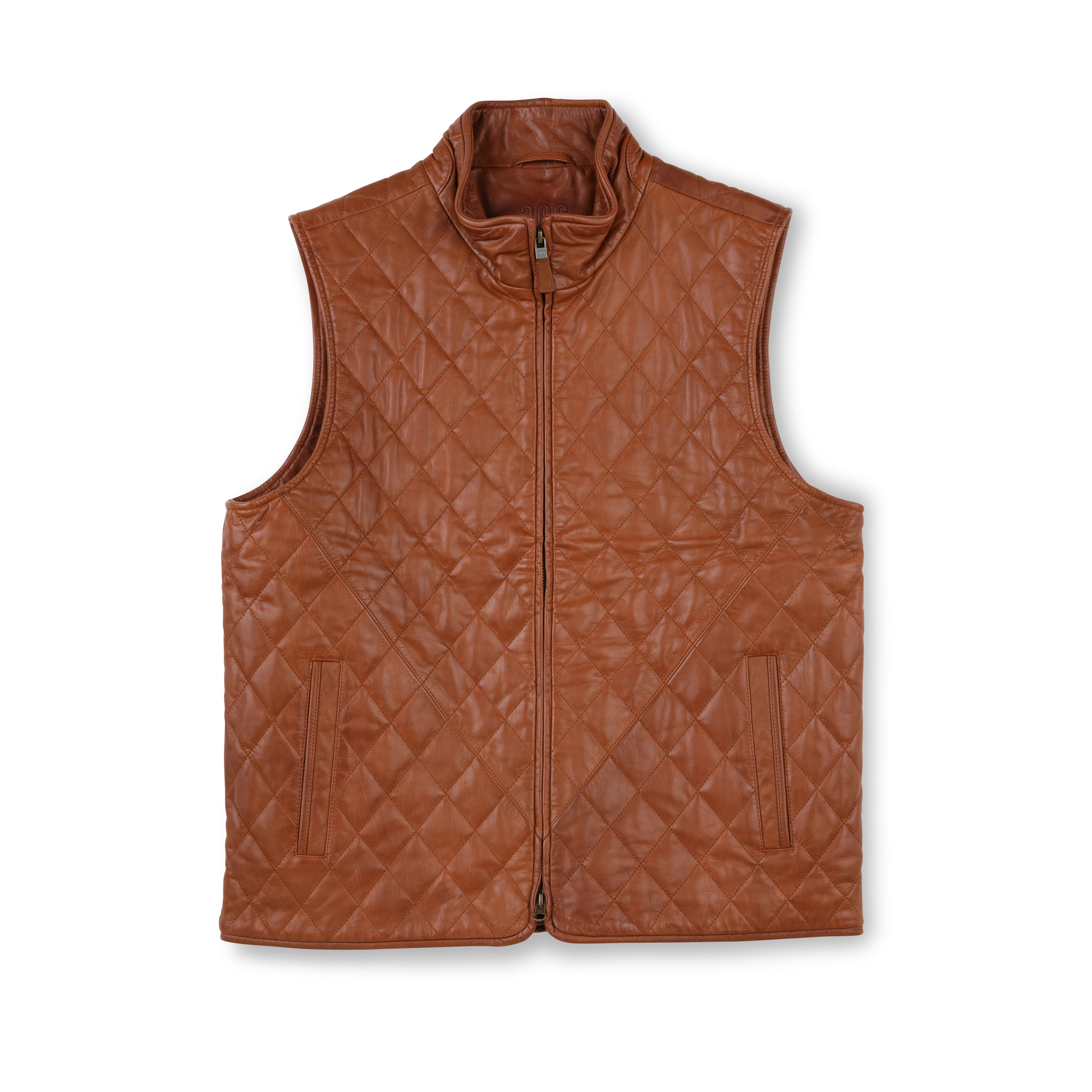 Men's Leather Quilted Ranch Vest – King Ranch Saddle Shop