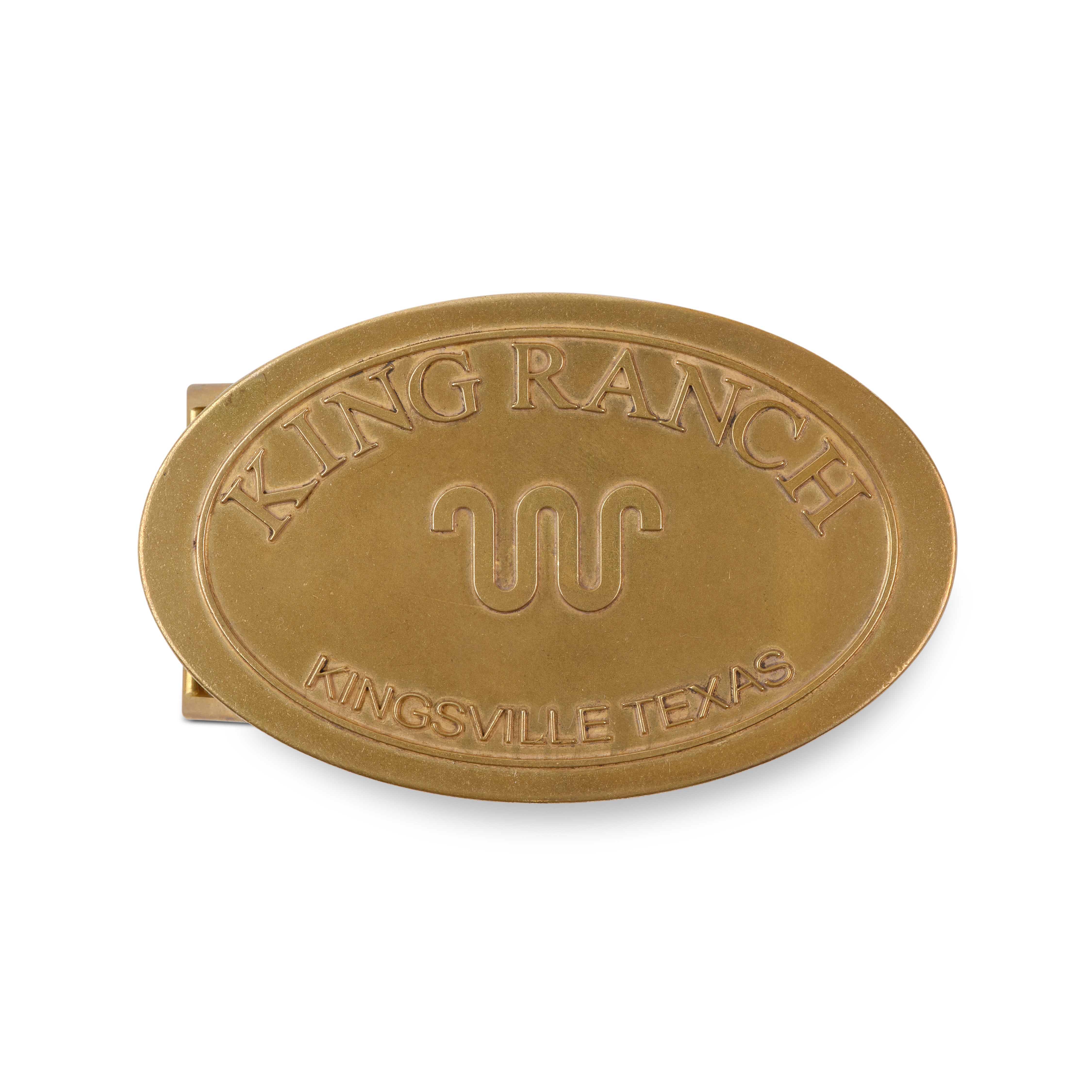 Saddle Stamp Brass Buckle – King Ranch Saddle Shop
